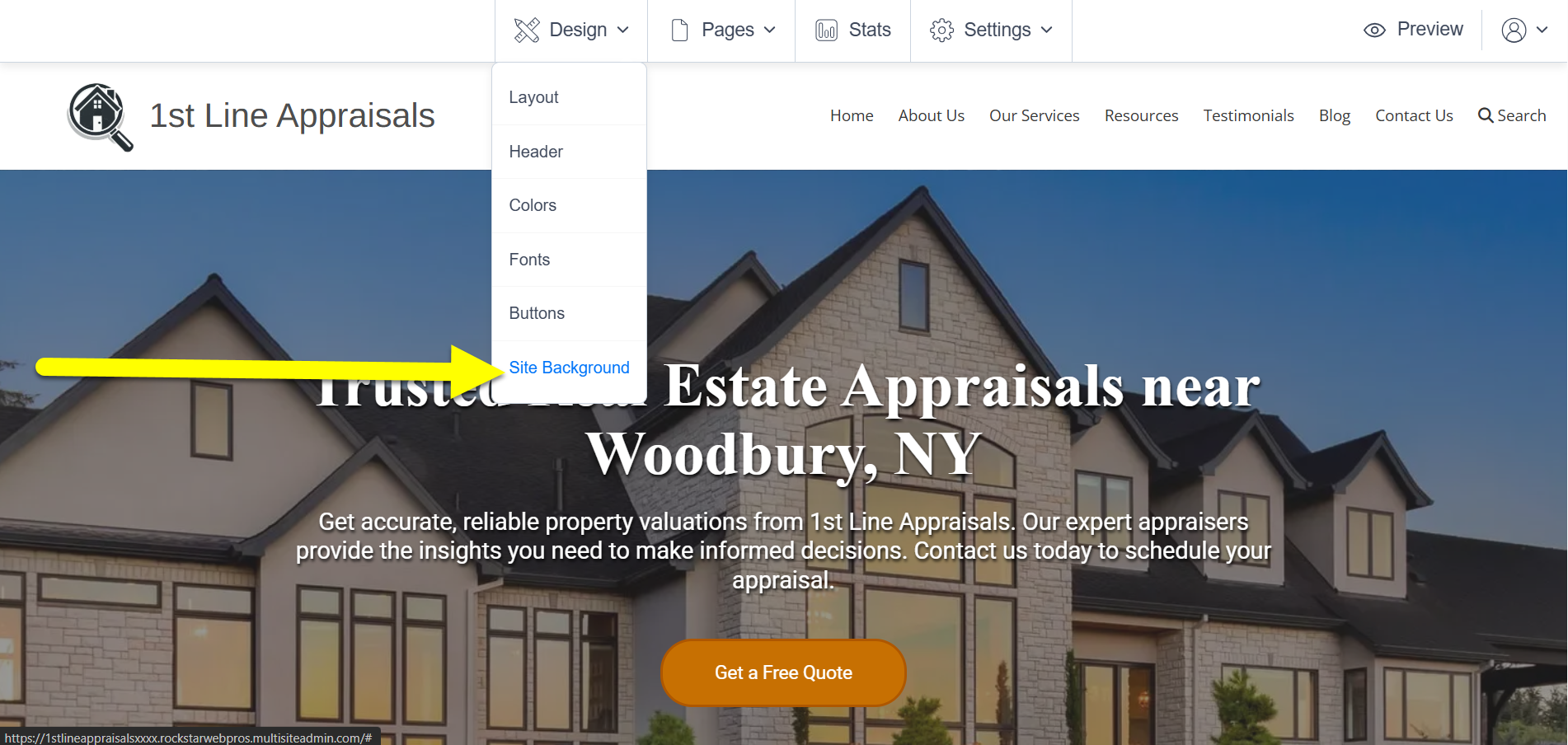 How to Create a Transparent Header with a Background Image – SiteSwan ...